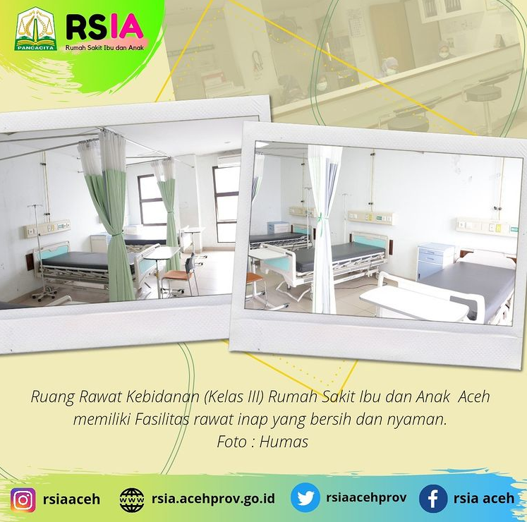 Fasilitas ruang rawat ibu kelas III